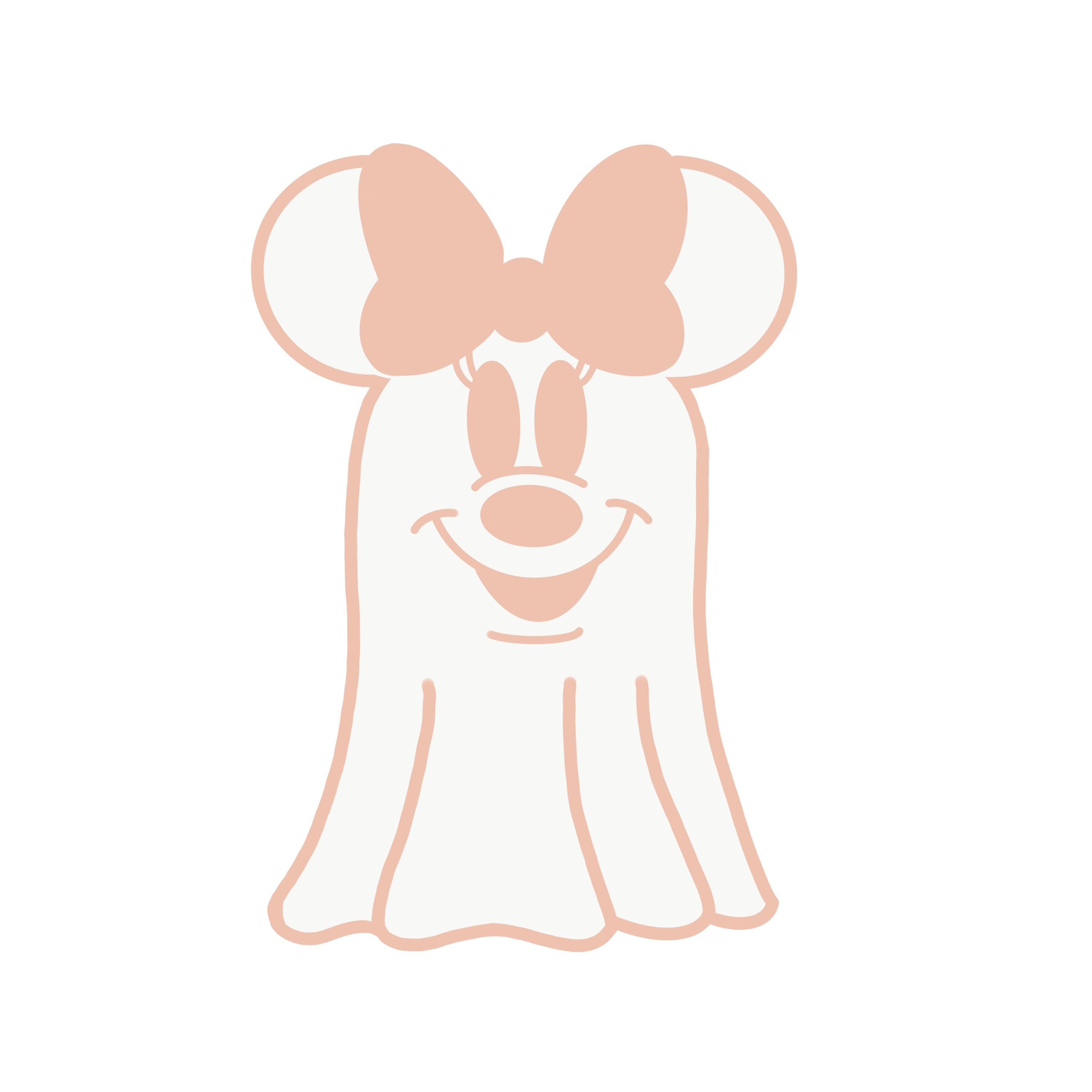 Ghost Minnie Mouse PNG, Sublimation, Minnie Mouse, Disney, Mickey Mouse ...