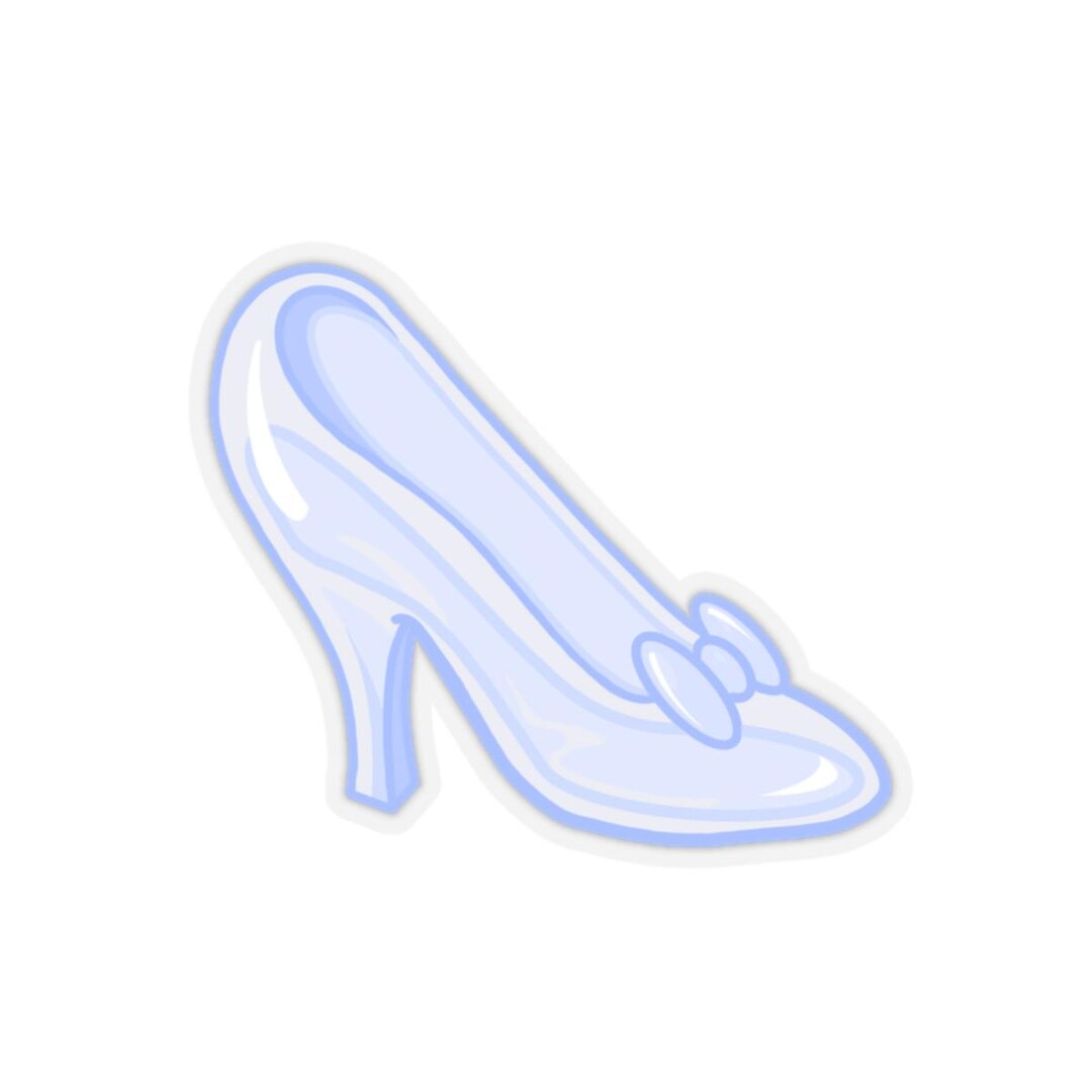 Glass Slipper, Stickers, Decals, Transparent, Disney, Disneyland ...