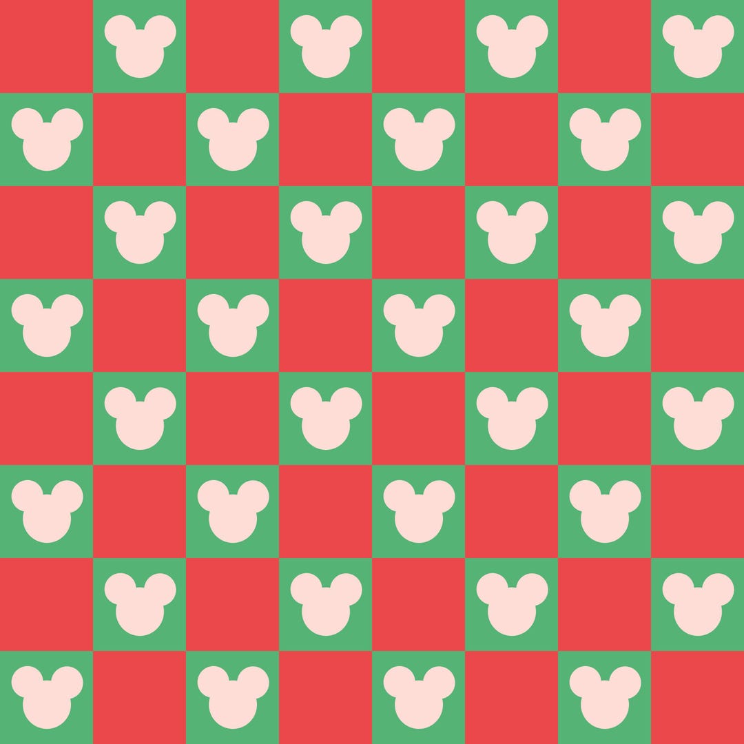 Christmas Checkered Seamless Pattern, PNG, Repeating Pattern ...