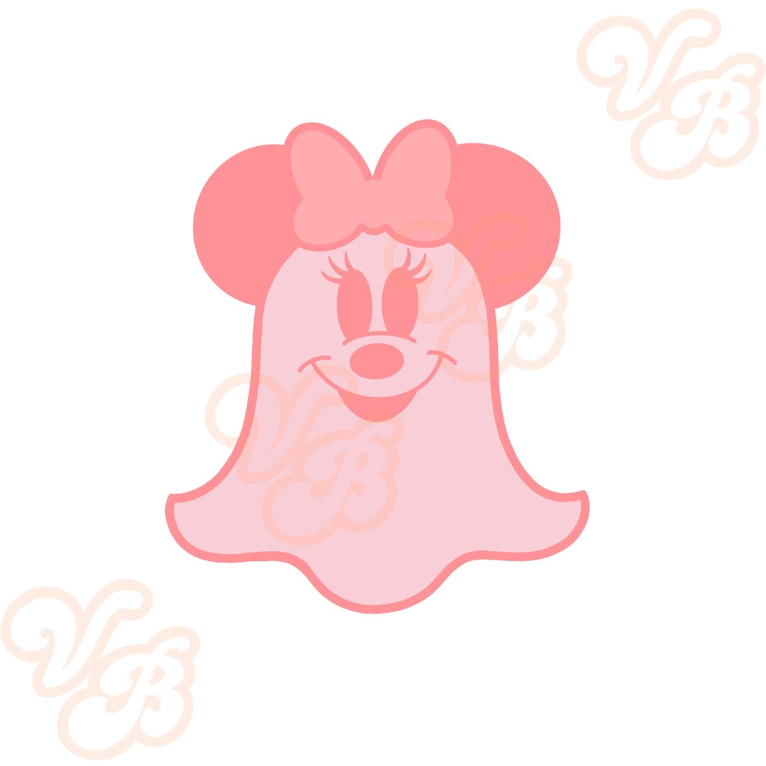 Ghost Minnie Mouse PNG, Sublimation, Minnie Mouse, Disney, Mickey Mouse ...