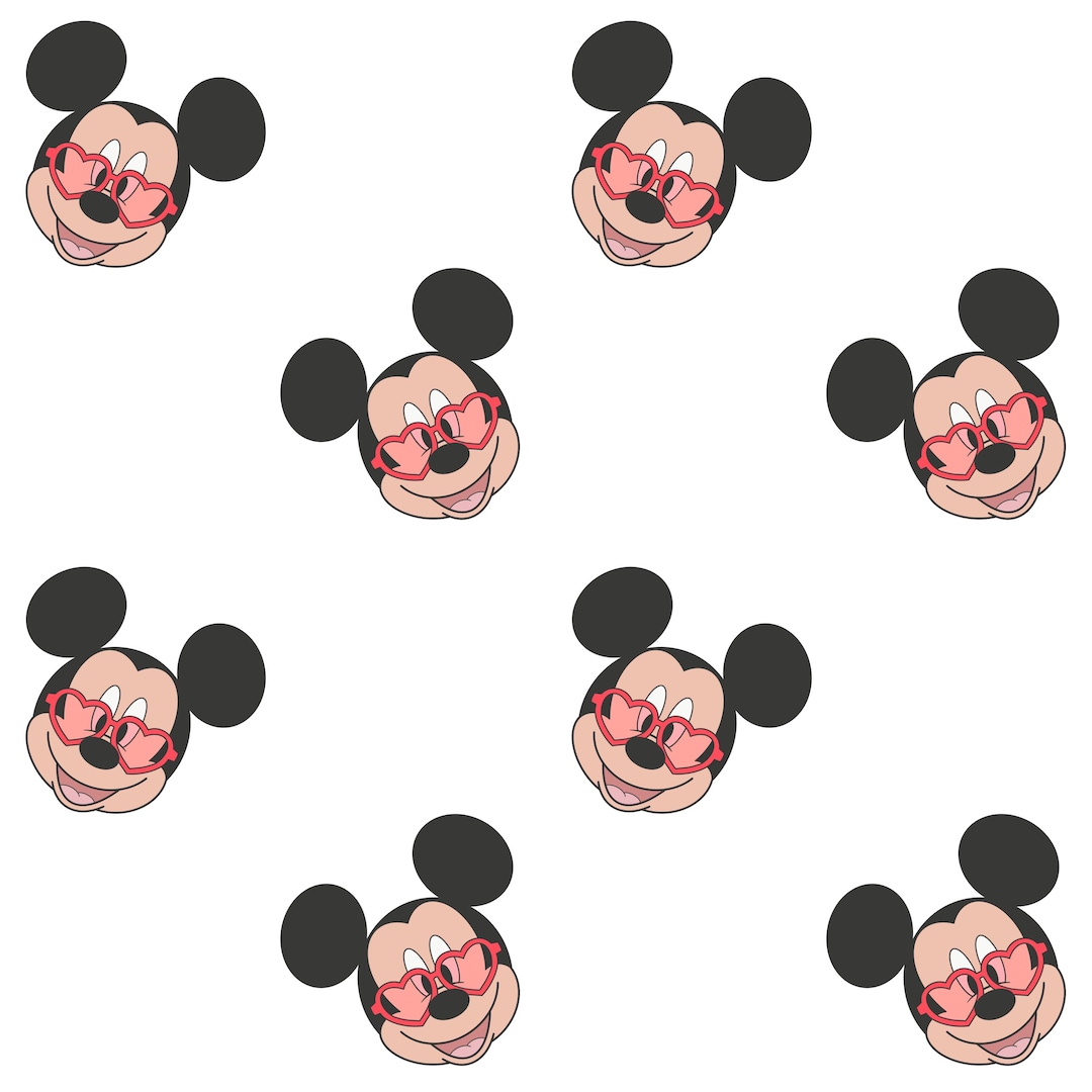 Mickey Mouse,sunnies Red Seamless Pattern, Repeating, Disney, Summer ...