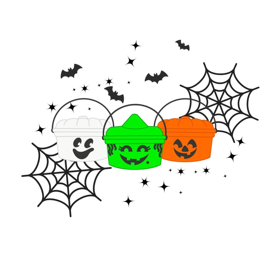 Mcdonalds Halloween Buckets, Png, Libby Glass Wrap, Bucket, Pumpkin, Witch, Ghost, Orange, Green ...