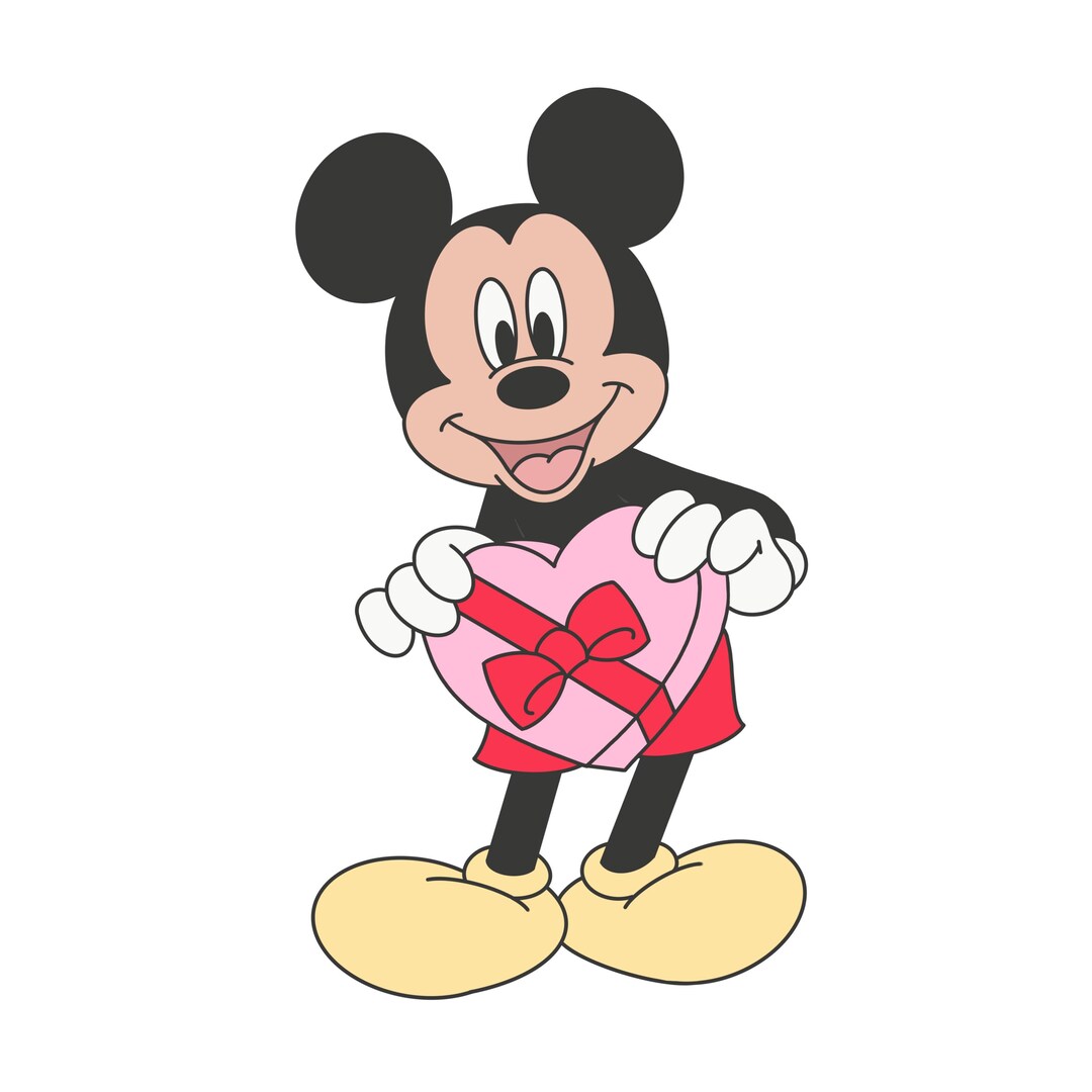Mickey Valentines Day PNG, Disney, Roses, Love , Pink, Flowers, Candy ...