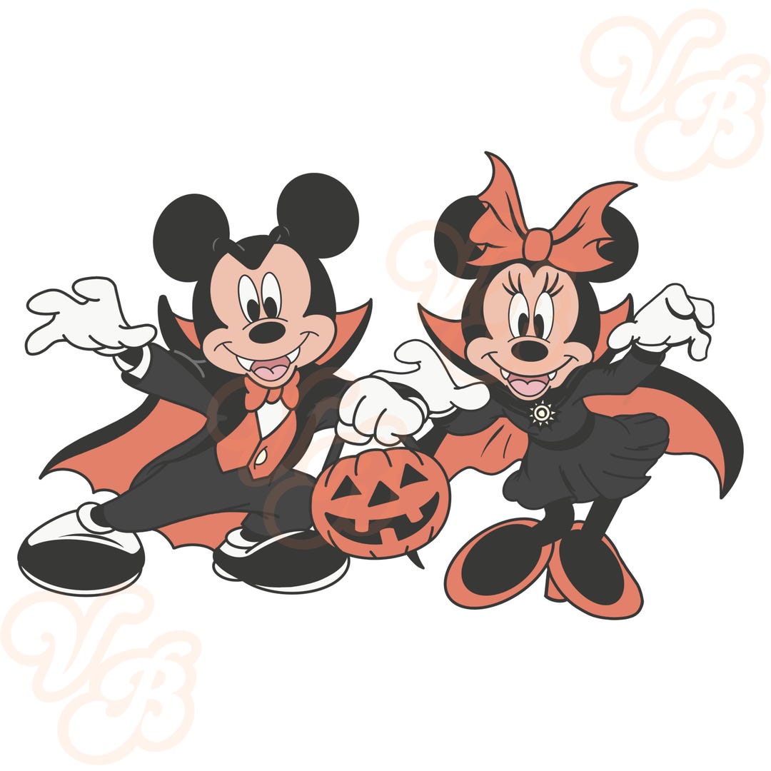 Vampire Png,sublimation, Minnie Mouse, Disney, Mickey Mouse, Halloween ...