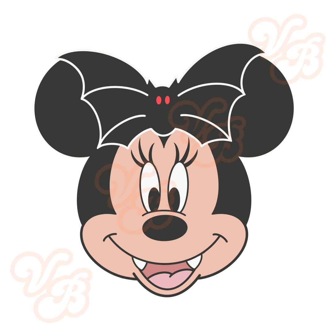 Vampire Mickey Mouse PNG, Sublimation, Minnie Mouse, Disney, Mickey ...