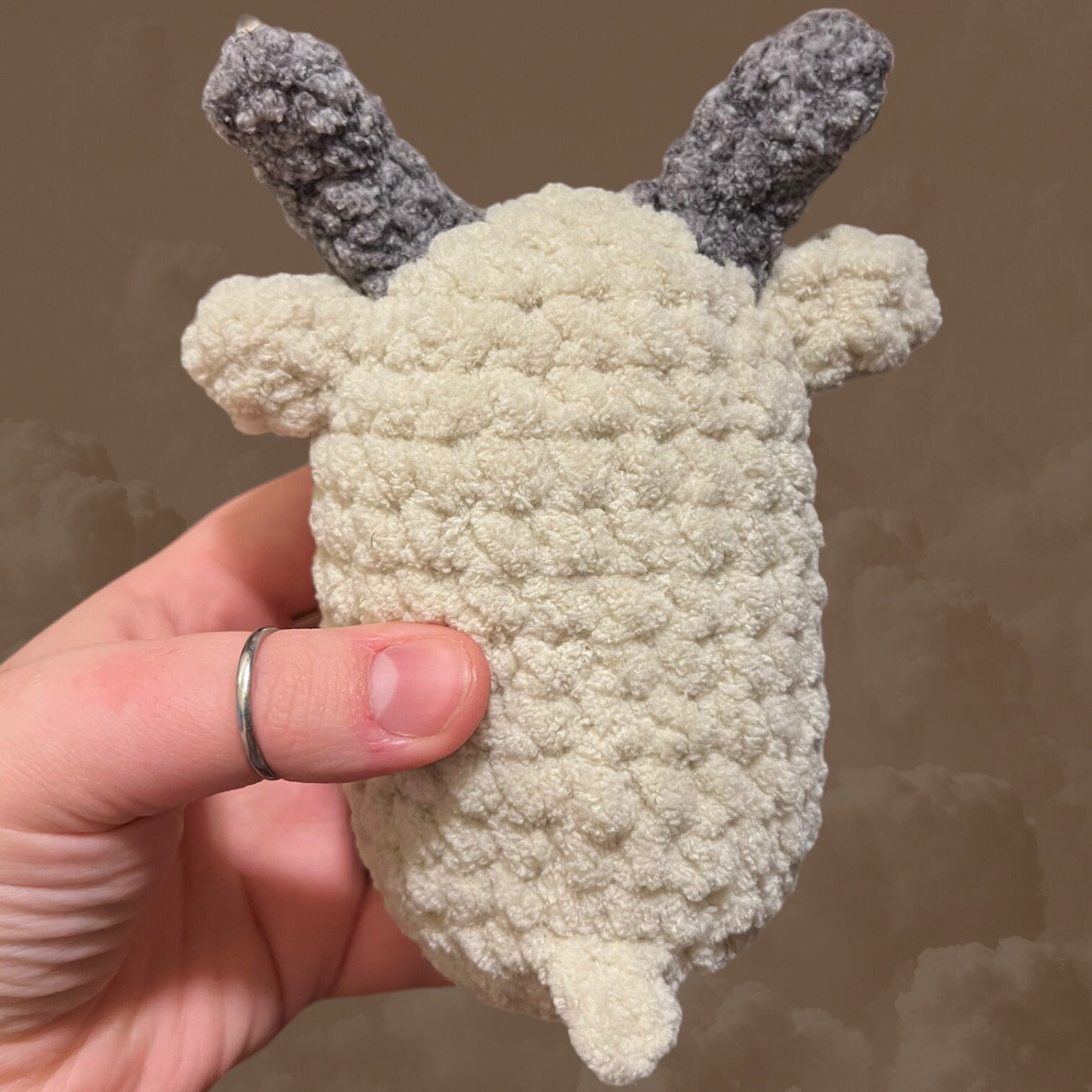 Goat Plushie Baby Goat Crochet Goat Goat Stuffed Animal Goat Plush Yule ...