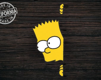 Bart Simpson Sticker | Etsy