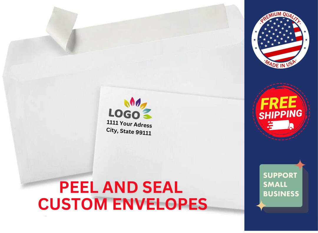 Custom Envelopes # 10 , Full Color High Quality Printing, Return ...