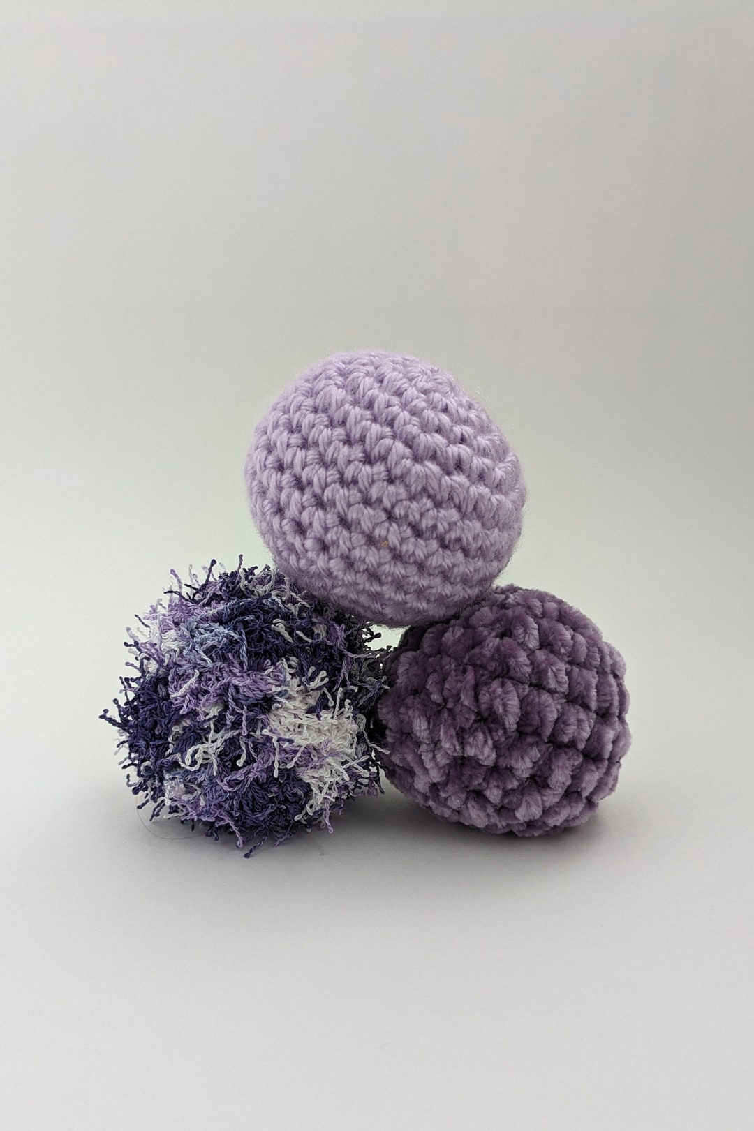 Sensory Spheres - Crochet Textured Plush Balls - Sensory Development ...