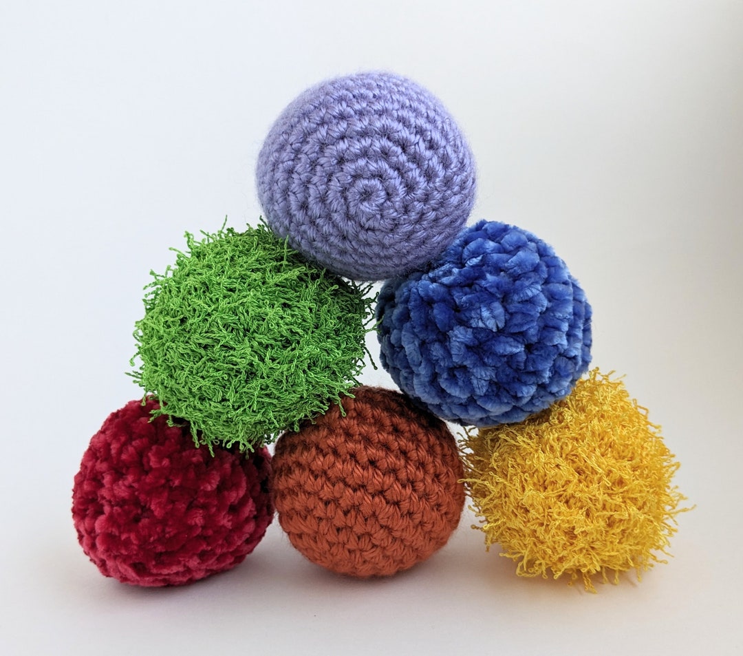 Rainbow Sensory Spheres; Soft Orbs - Etsy