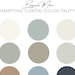 Hamptons Coastal Color Palette - Benjamin Moore - Professional Color ...