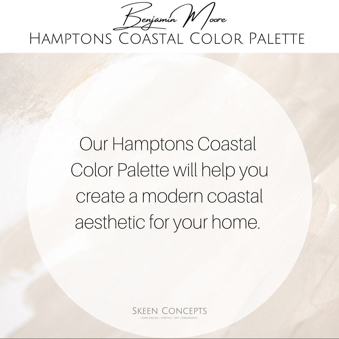 Hamptons Coastal Color Palette - Benjamin Moore - Professional Color ...