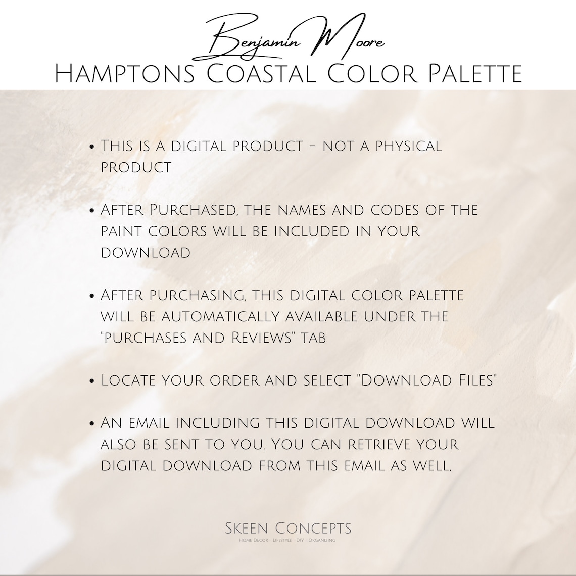 Hamptons Coastal Color Palette - Benjamin Moore - Professional Color ...