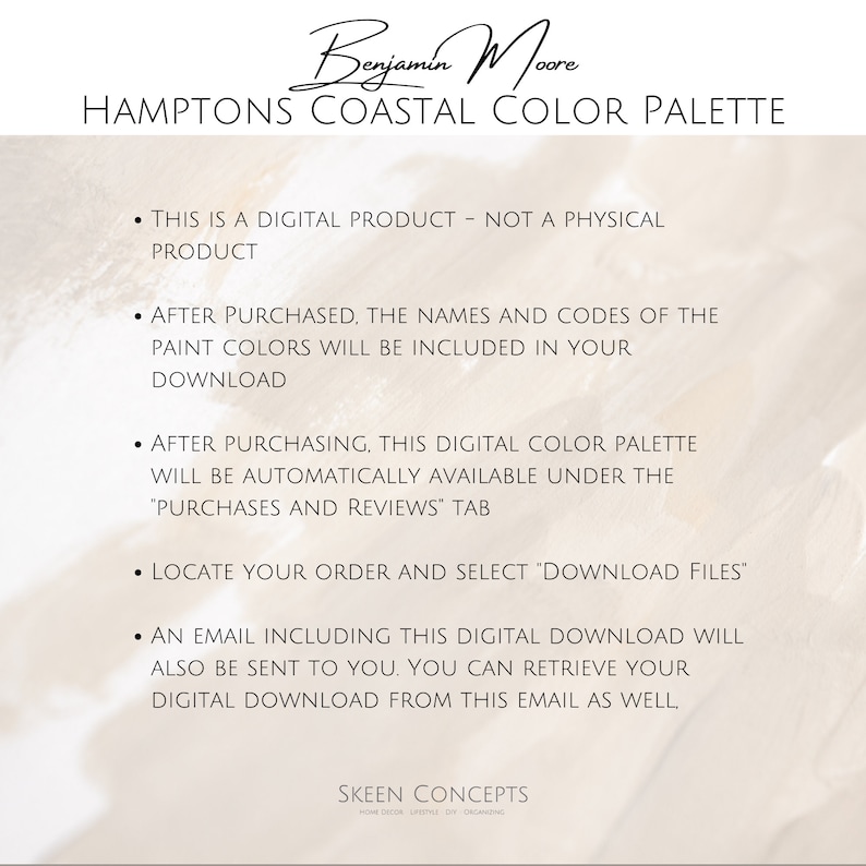 Hamptons Coastal Color Palette - Benjamin Moore - Professional Color ...