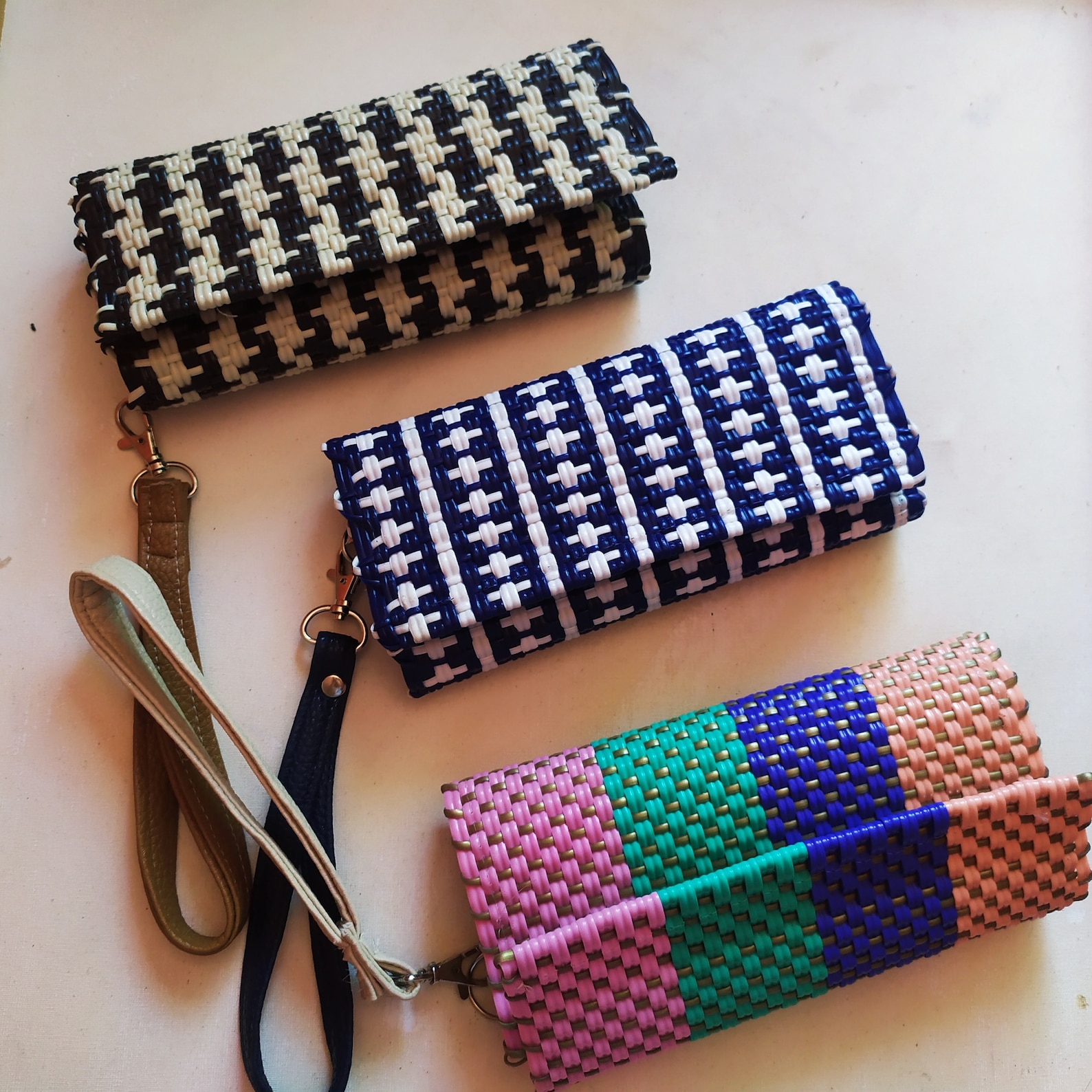 Trio Carteras Artesanales Mexicanas 3 Handwoven Wallet | Etsy