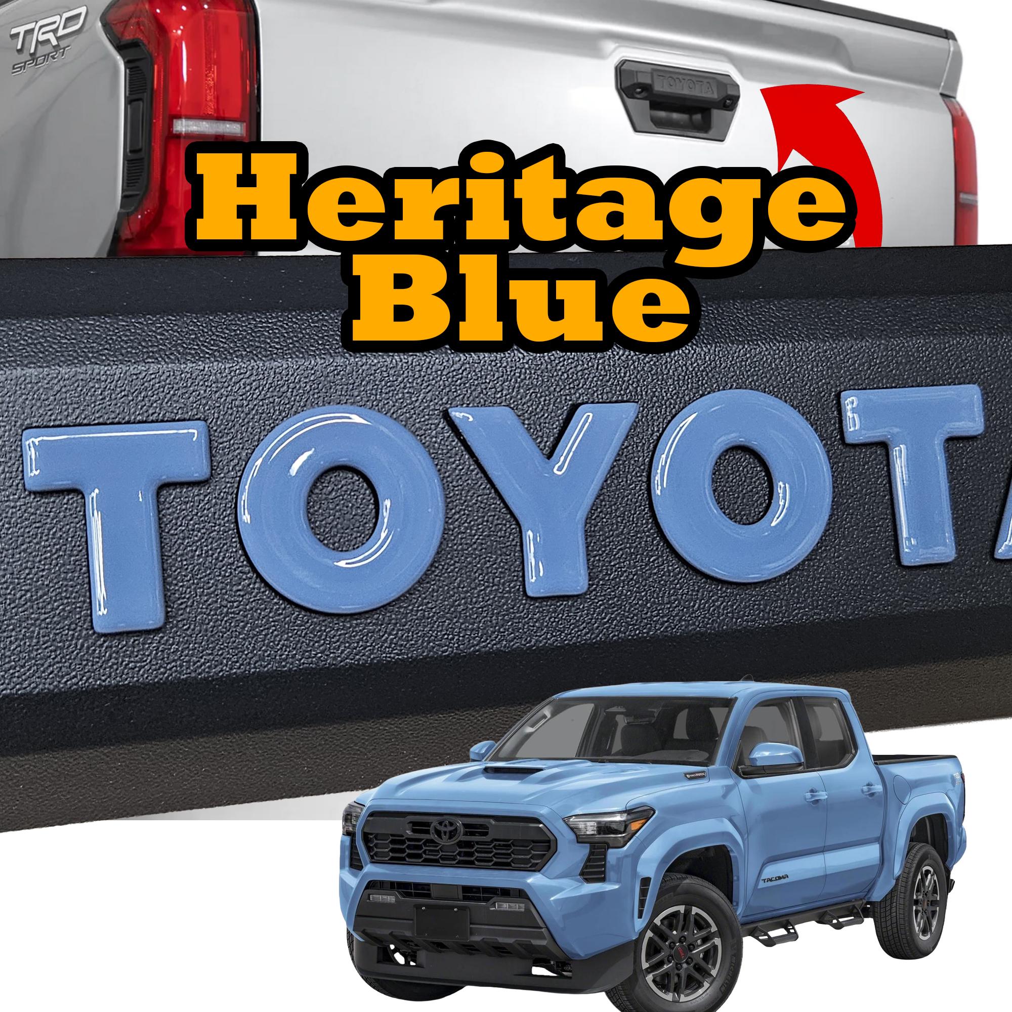 Tacoma Tailgate Handle Raised Letters, 4th Gen Accessory 2024 2025 2026 ...