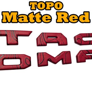 4th Gen Tacoma Glovebox Letters Overlays 2024 - Present - Etsy