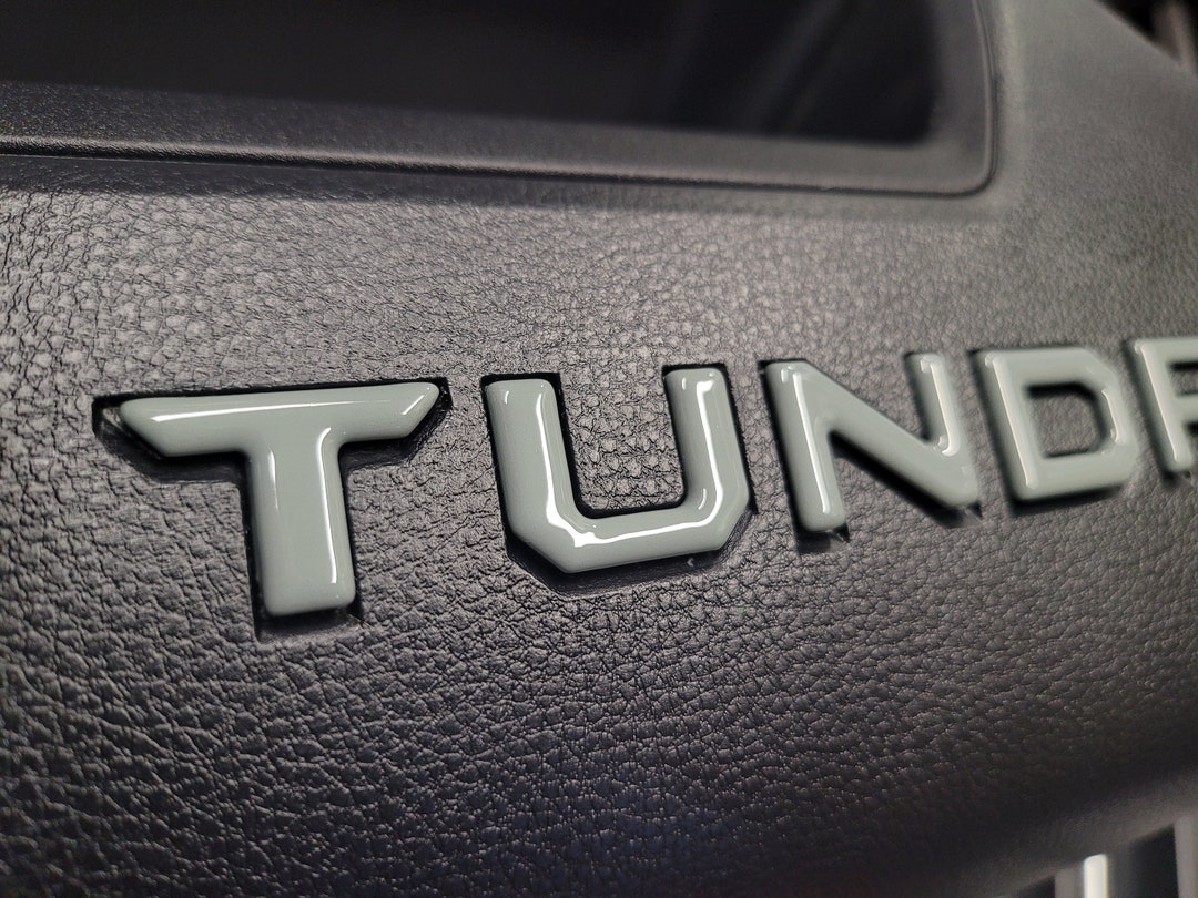 Raised Tundra Dashboard Letters (2022-2025) 3rd Gen Tundra Toyota - Etsy
