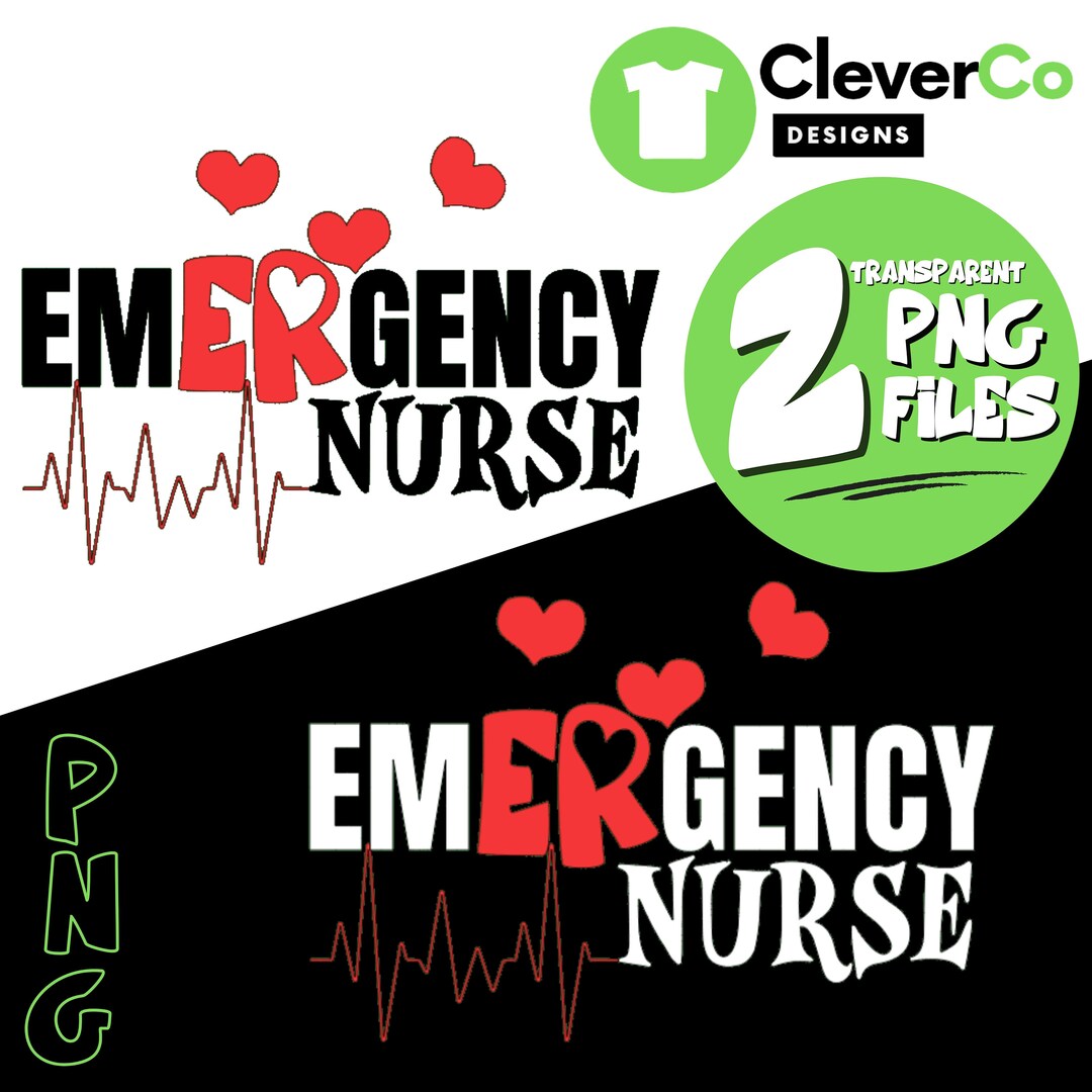 Er Nurse PNG for Commercial Use Digital Download for Print on Demand Er ...