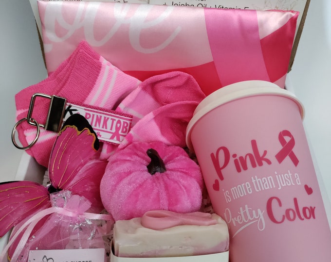 Chemotherapy Gift Box for Her, Breast Cancer Care Package, Breast Cancer Survivor Encouragement ...