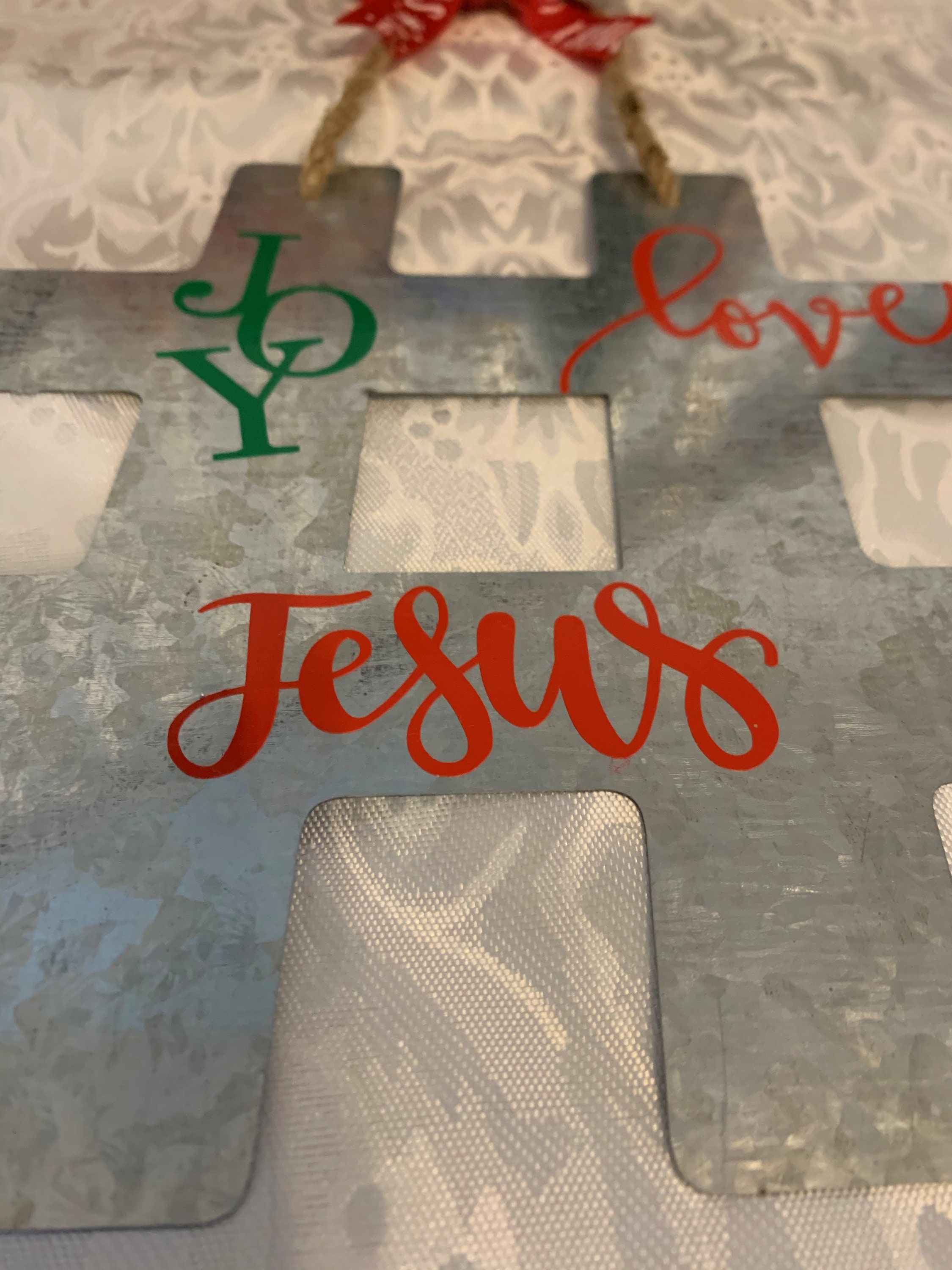 Hashtag Sign With Vinyl Decals Jesus Joy Love With Christmas - Etsy