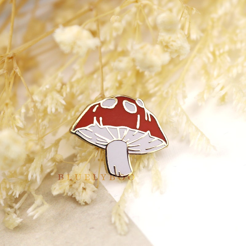 Mushroom Pin - Etsy
