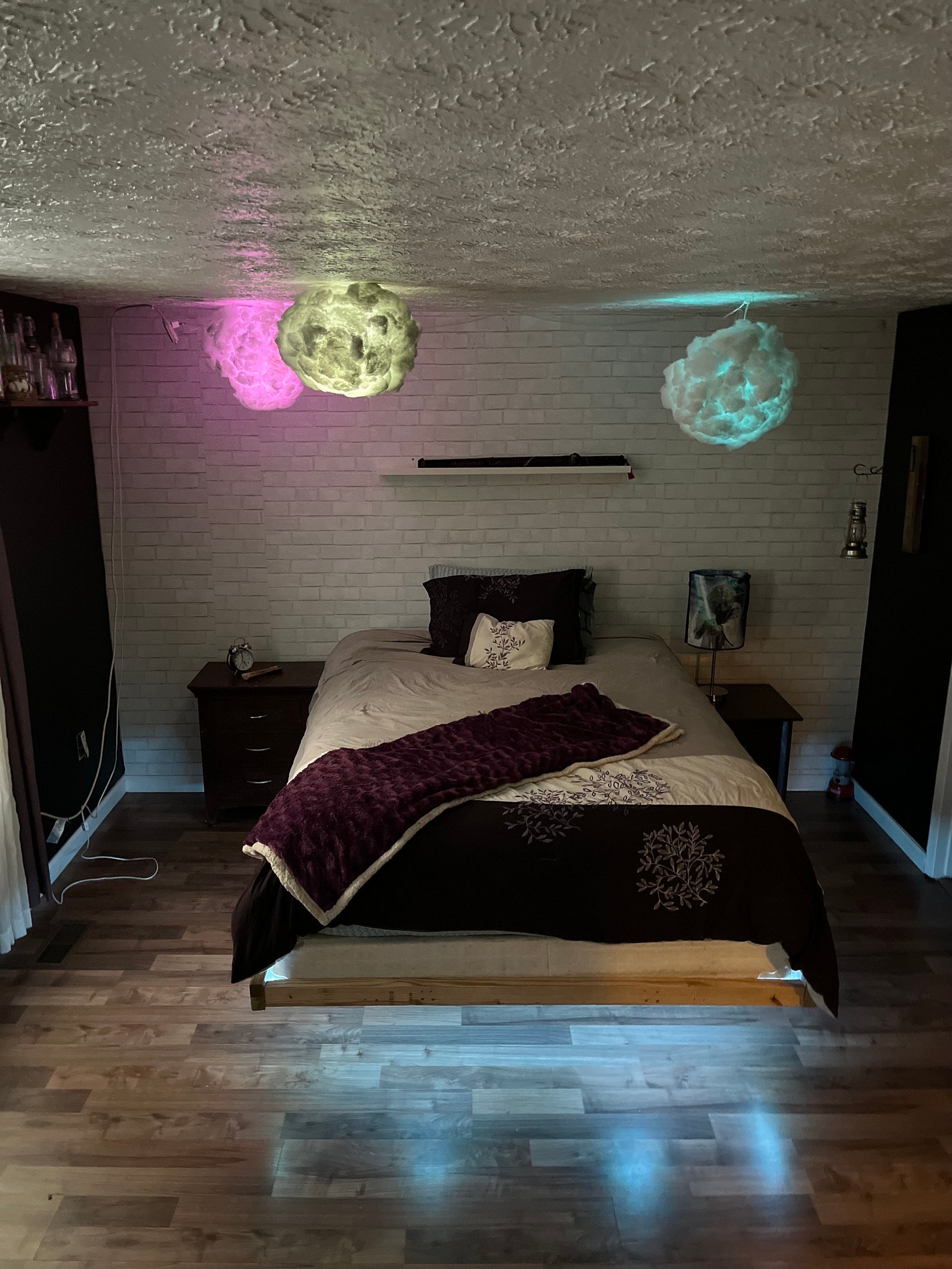 Color Changing LED Cloud Pendant Light - Etsy