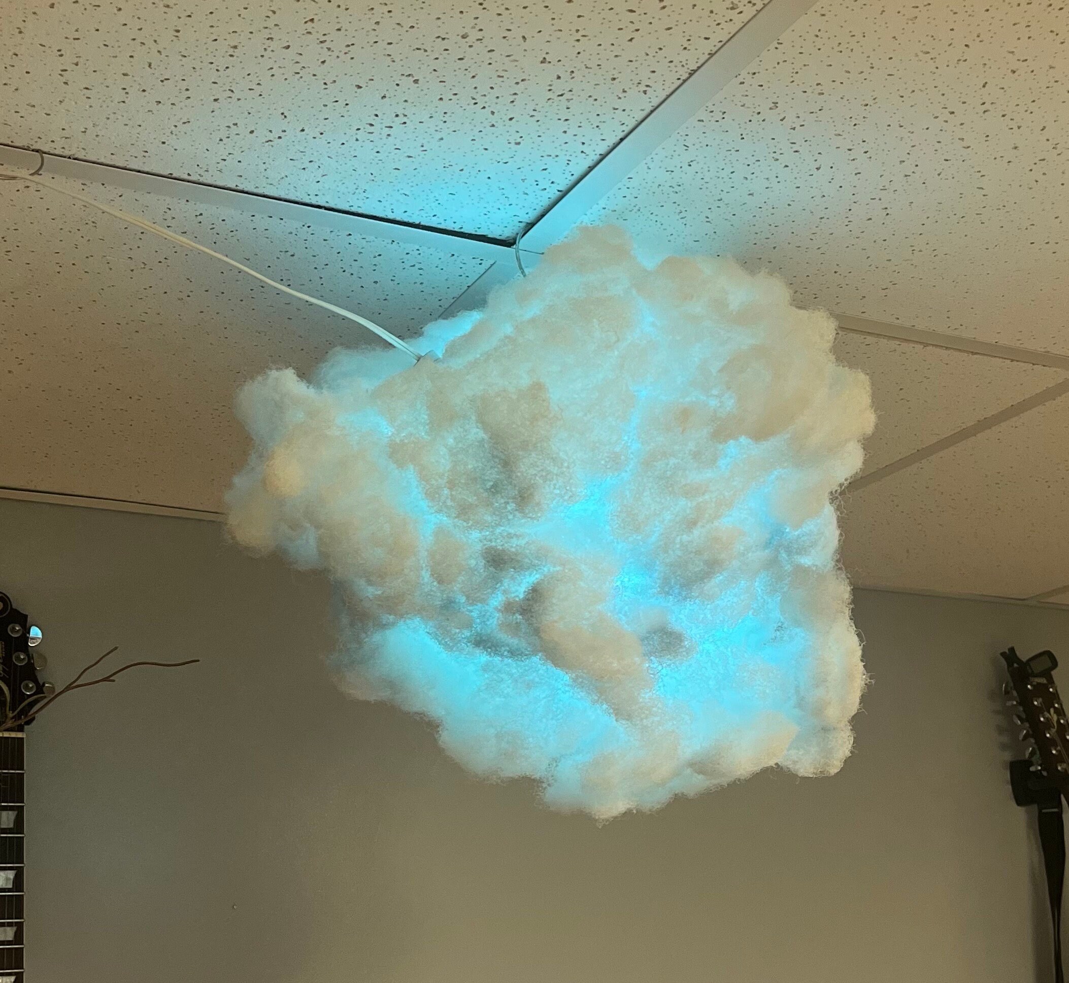 Color Changing LED Cloud Pendant Light - Etsy