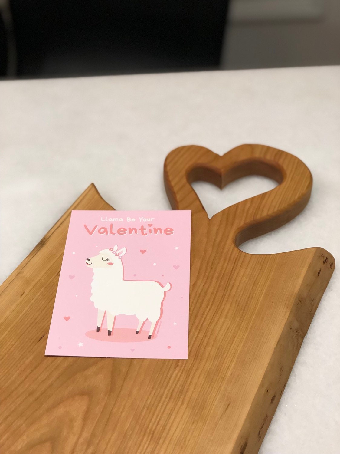 Heart Handle Live Edge Walnut Cherry Charcuterie Cheese Board | Etsy