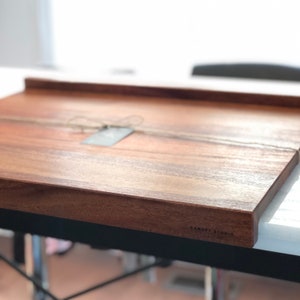 Edge Grain Wood Dough Kneading Board With Double Countertop Notch ...