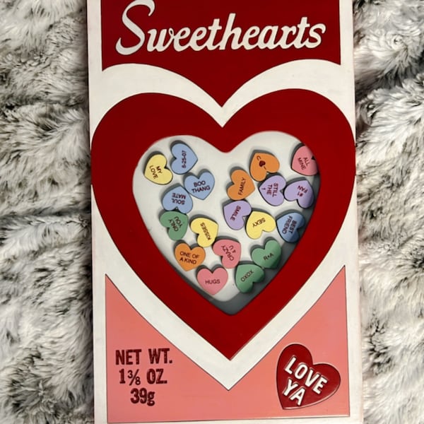Sweetheart Candy Box Template - Etsy