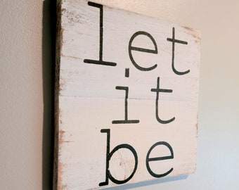 Let It Be | Etsy