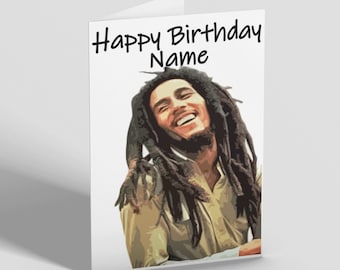 Reggae Birthday Card - Etsy UK
