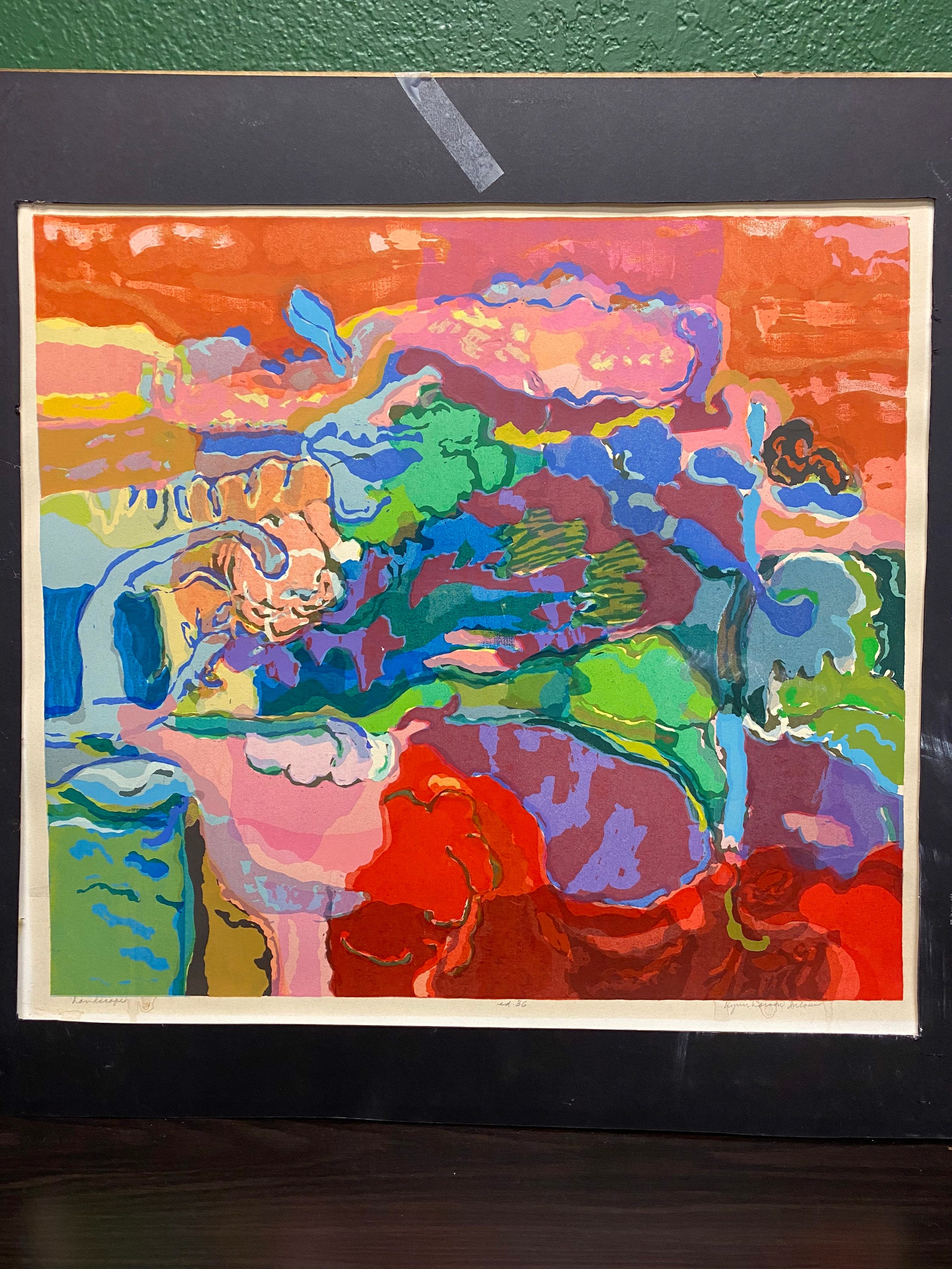 Lanscape” Lynn Larson Inlow Signed Limited Edition #36 Serigraph - Etsy