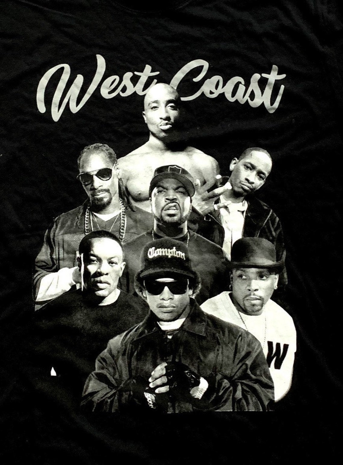 Tupac 2pac big biggie Snoop dog ice cube Eazy E rapper west | Etsy