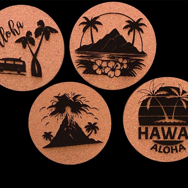 Hawaii Coasters - Etsy