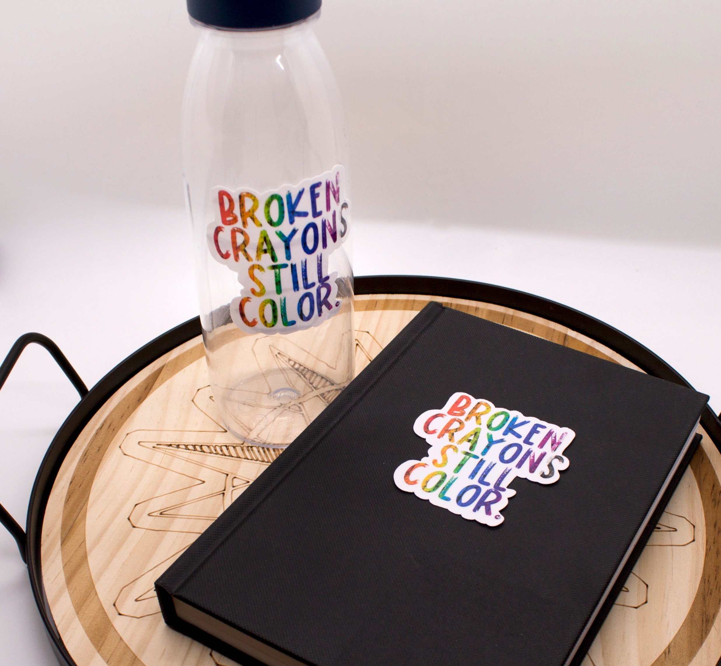 Broken Crayons Sticker, Inspirational Sticker, Quote Sticker, Crayons ...