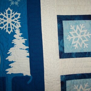 Handmade Licensed Fabric Frozen Olaf Snowflake Quilt Unique Design ...