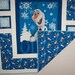 Handmade Licensed Fabric Frozen Olaf Snowflake Quilt Unique Design ...