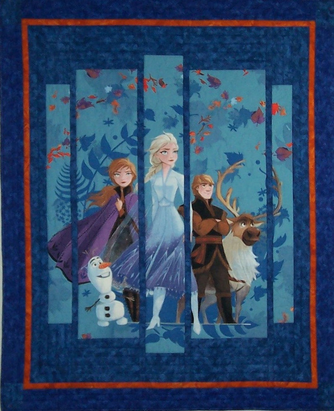Frozen 2 Wall Hanging Quilt Pattern Using a Fabric Panel Reversible ...
