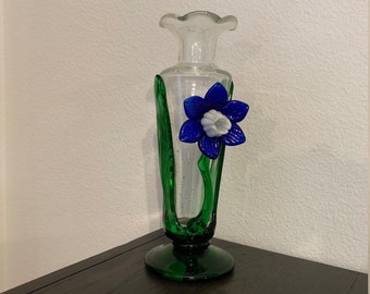 Ruffled Rim Vase | Etsy