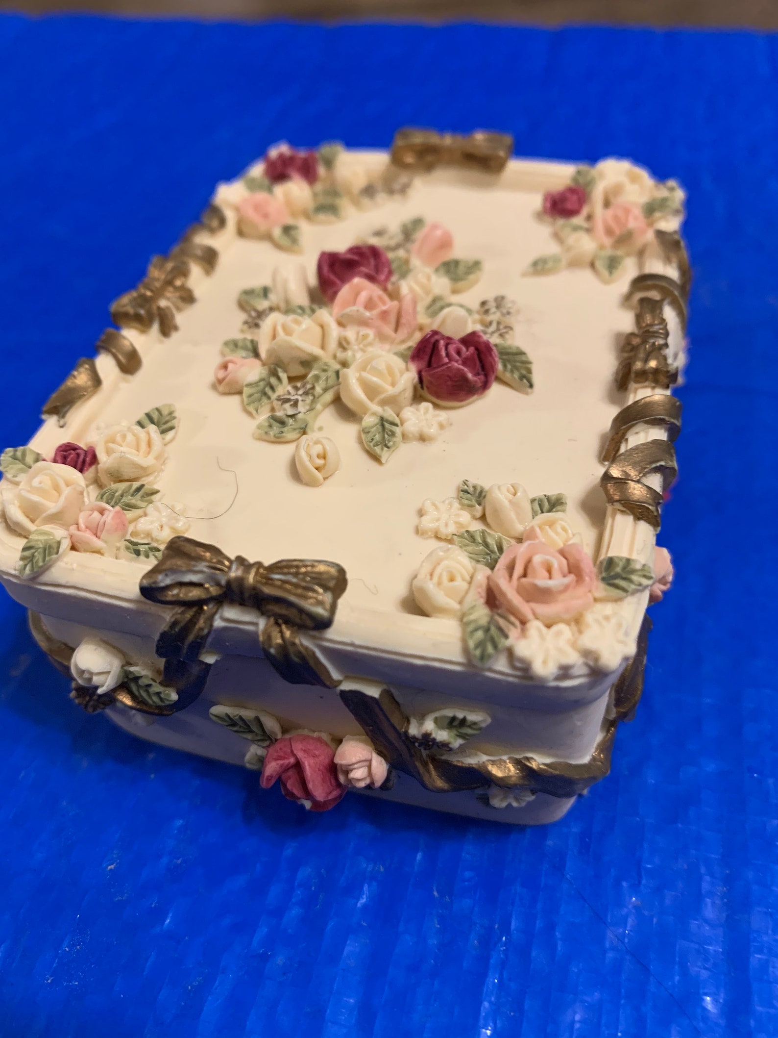 Trinket Box 1993 By Dezine Lltd. Hand Painted | Etsy