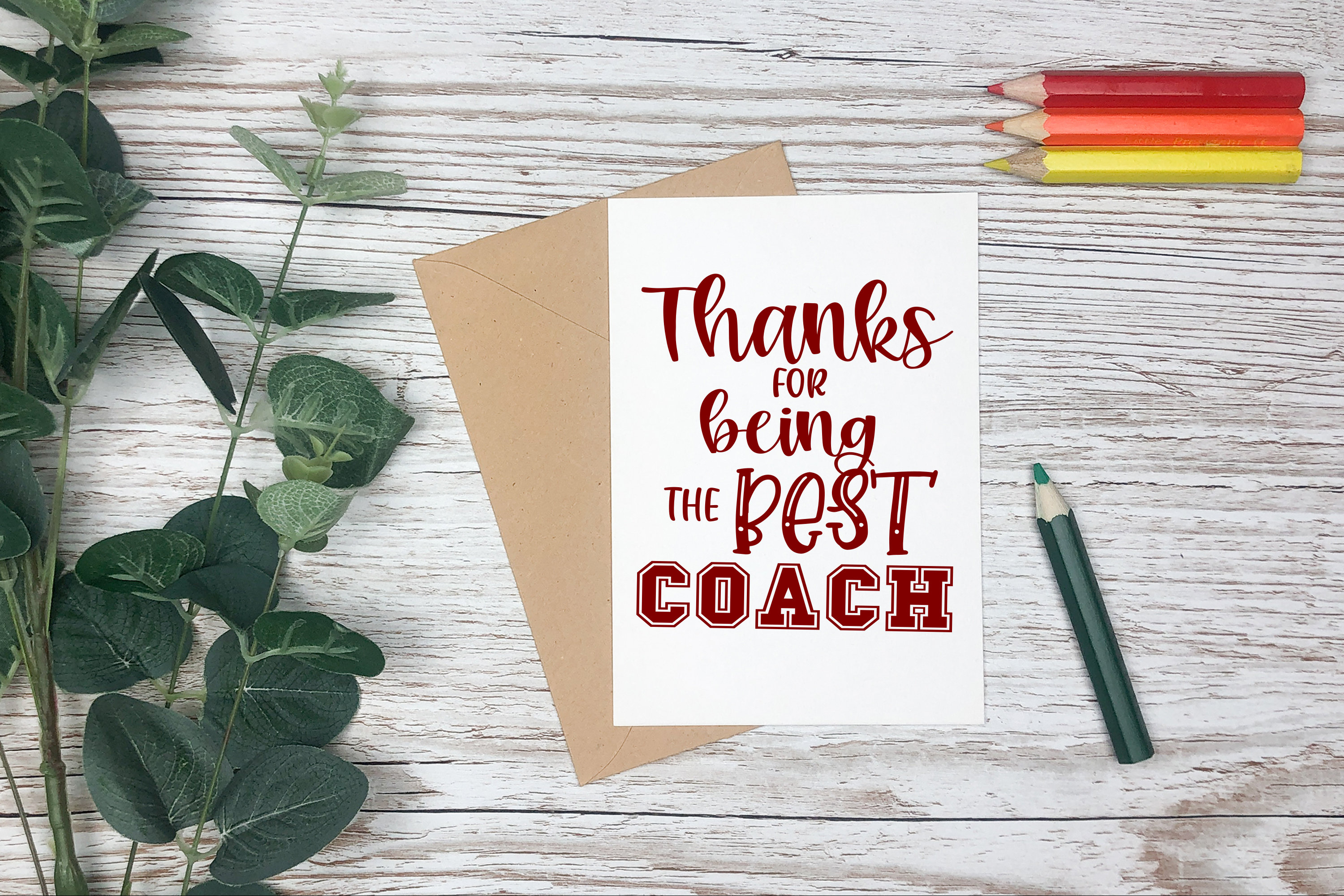 Thanks Coach SVG - Etsy