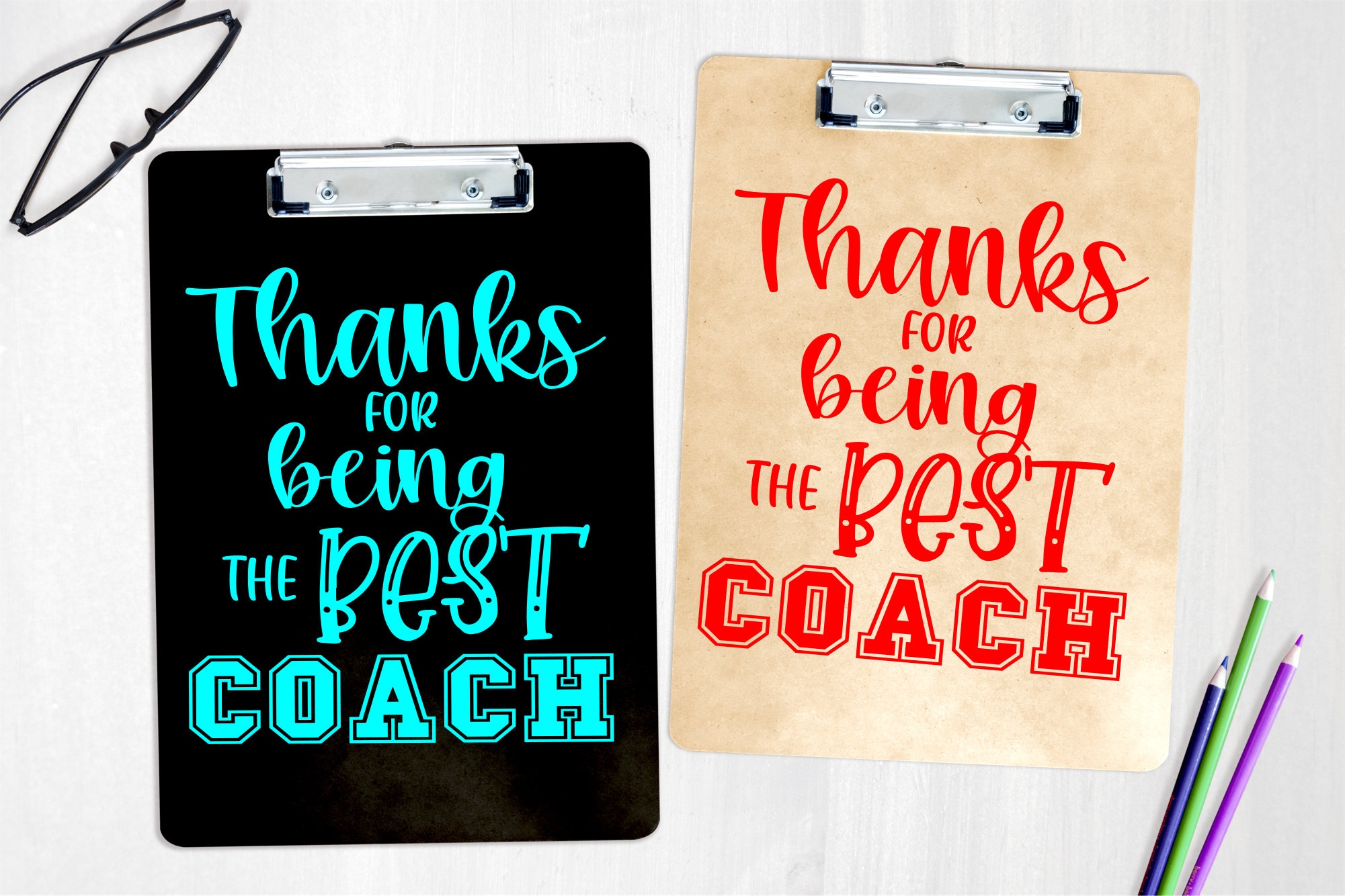 Thanks Coach SVG - Etsy