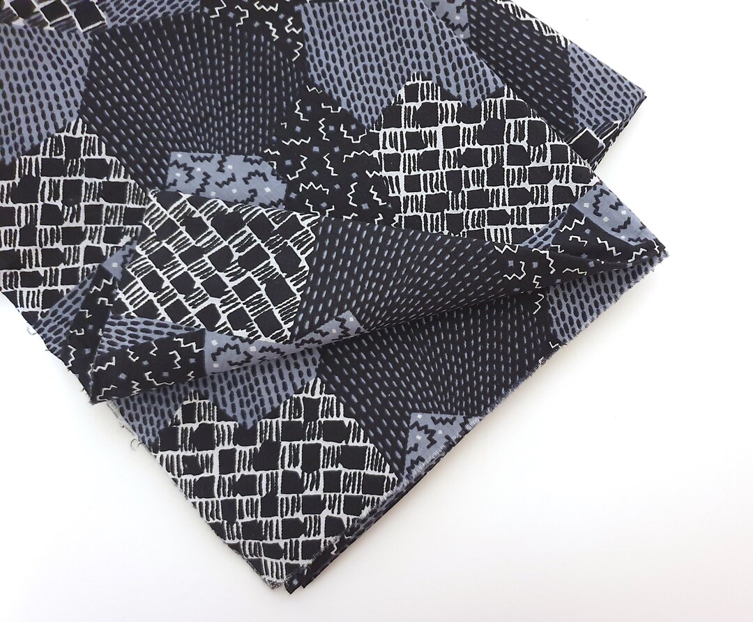 Vintage Geometric Print Fabric Spots Pattern Fabric - Etsy 日本