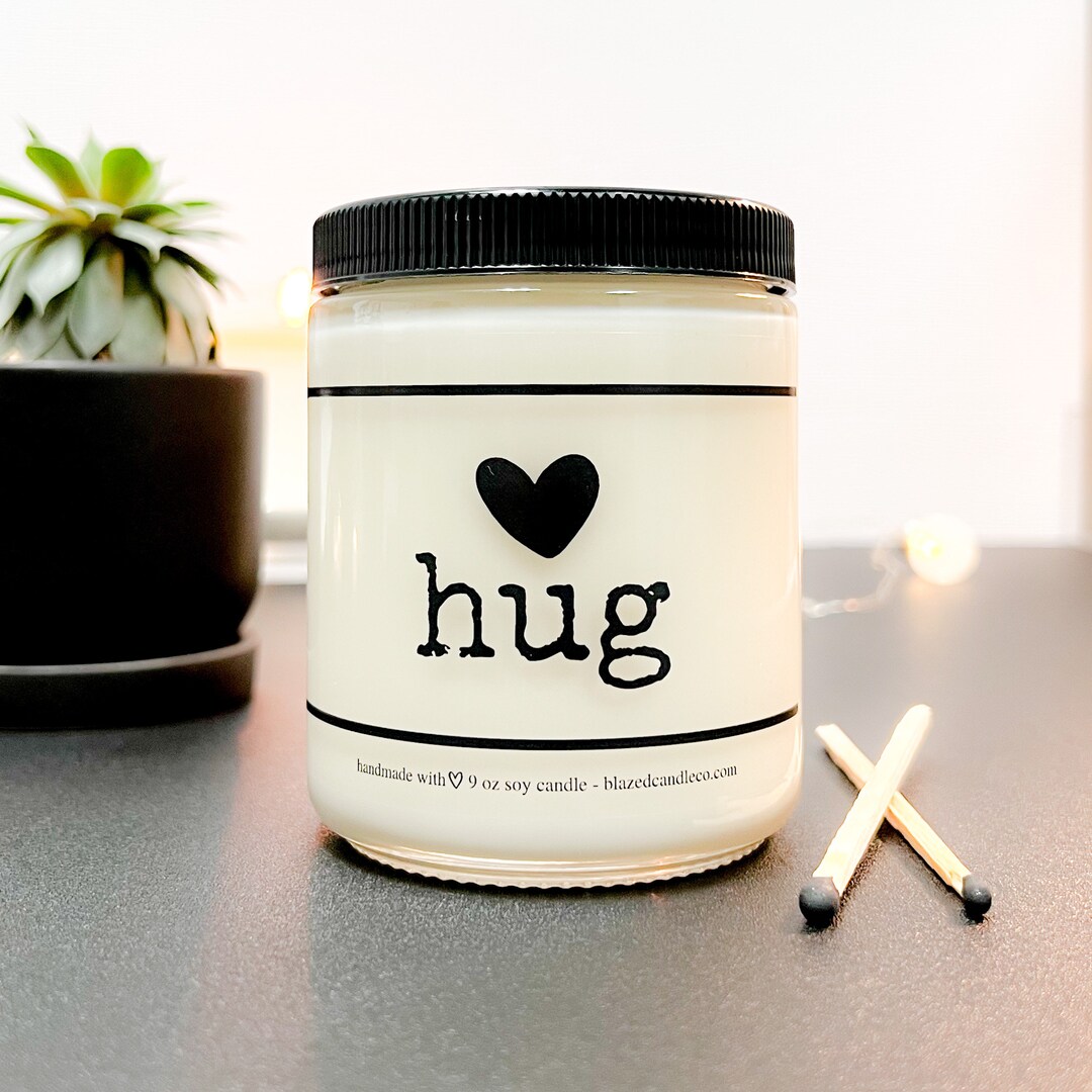Hug Candle or Wax Melt Hug in A Jar Cute Candle - Etsy