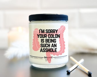 Funny Colon Candle - Etsy