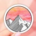 Mountain Sticker, VSCO Stickers, Nature Laptop Stickers, Aesthetic ...