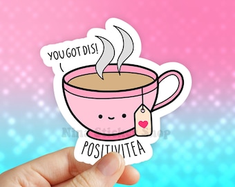 Cute Tea Bag Sticker Tea Stickers Teabag Sticker Laptop - Etsy