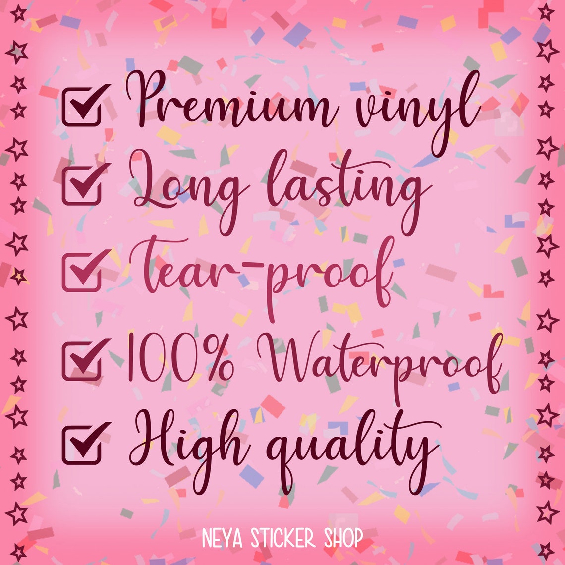 Pink Shark Sticker Ocean Stickers Shark Stickers Vinyl | Etsy